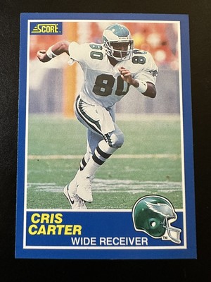 1989 Score Cris Carter #72 Rookie Philadelphia Eagles HOF - Free ...