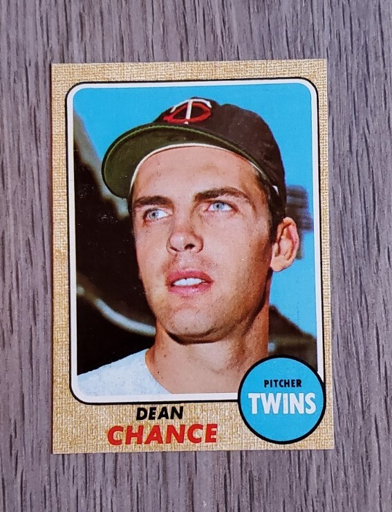 1968 Topps Dean Chance Minnesota Twins #255 EXMT | eBay