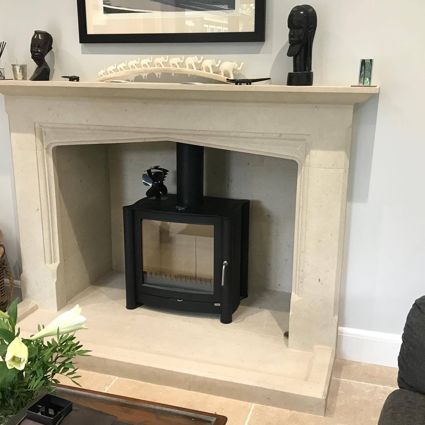 FIREBELLY FB2 BACK BOILER STOVE WOODBURNING WOOD CENTRAL HEATING MODERN ...