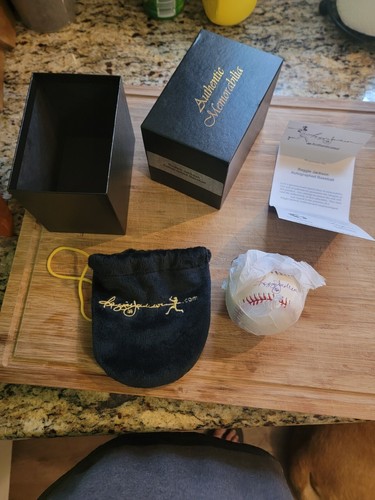 Reggie Jackson, Mr. October HOF 92 Autographed OAL Baseball With COA ...