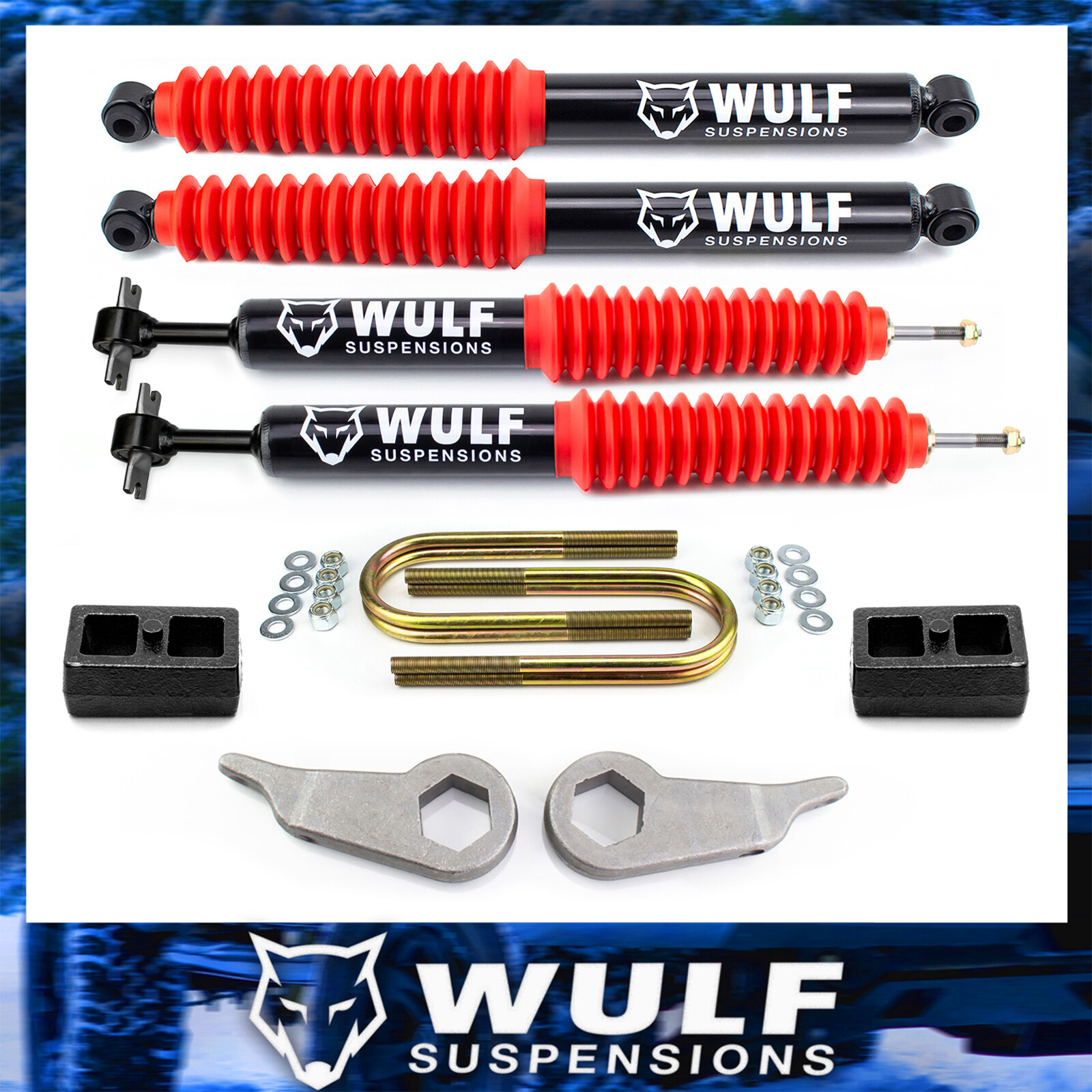 3" Front 1.5" Rear Leveling Lift Kit w Shocks For 1998-2011 Ford Ranger ...
