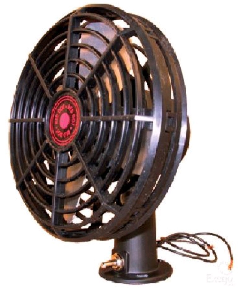 12 Volt Two Speed Black Dash Fan 12 Volt 2 Speed Dash Fan REDDOT ...