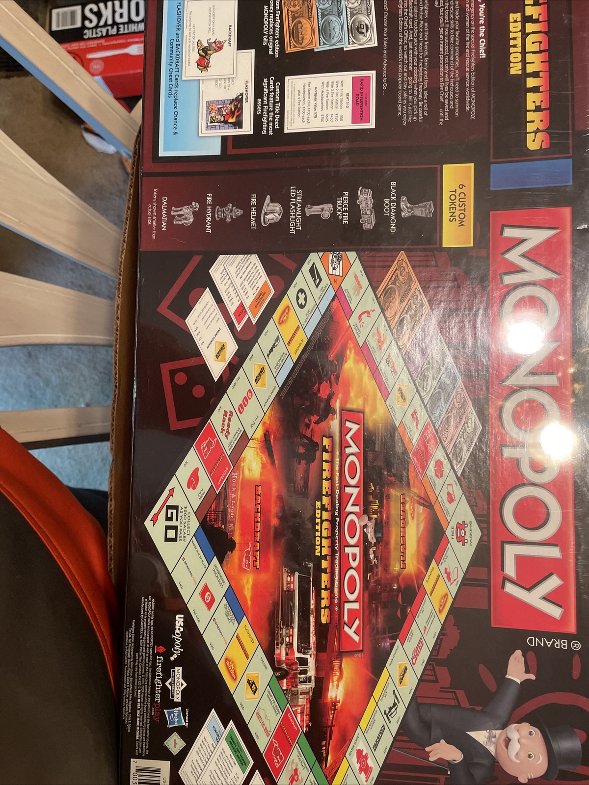 Monopoly Firefighters 1st Edition Board Game - 2009 Hasbro for sale ...