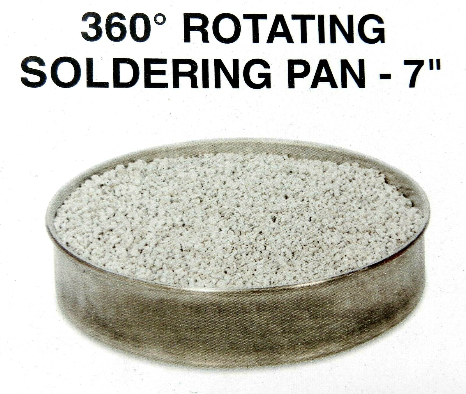 7" Rotating 360° Soldering Pan with Pumice for Annealing & Jewelry ...