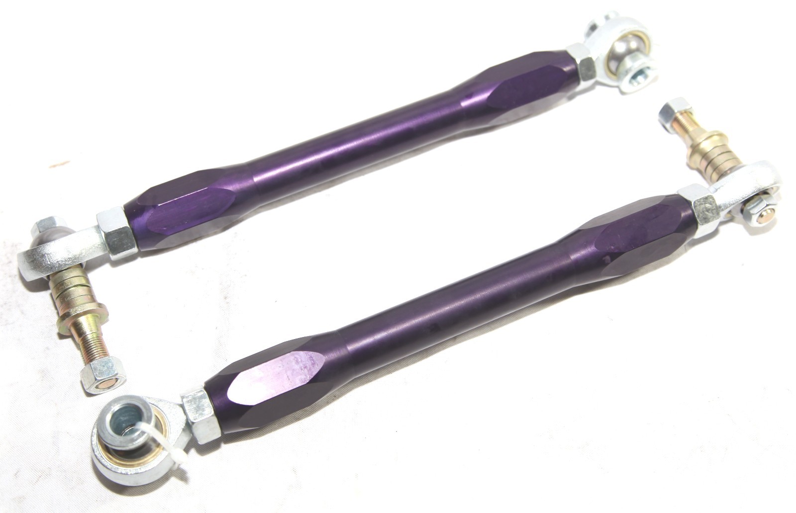 PURPLE 1 Pair Rear Adj. Toe Arm Kit for 2000-2009 Honda S2000 AP1 AP2 ...