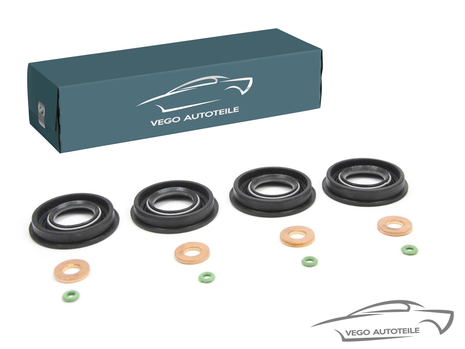 12x ORIGINAL VEGO EINSPRITZDÜSE INJEKTOR DICHTUNG RING ...