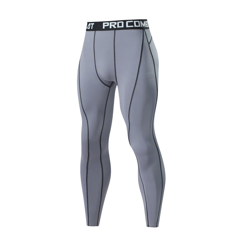 Mens Compression Pants Base Layer Sports Workout Running Tight Gym ...