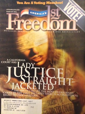 America's 1st Freedom Magazine Lady Justice Jacketed February 2003 ...