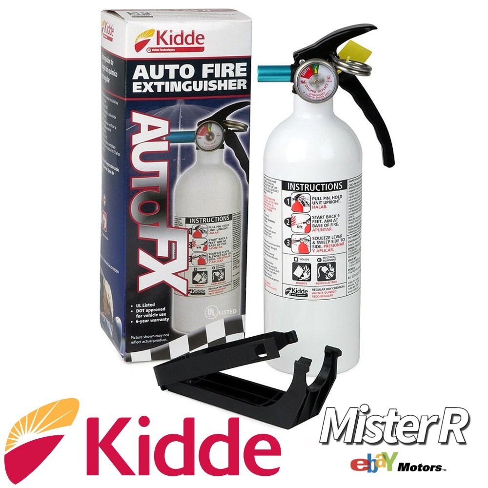 Kidde • Auto Fire Extinguisher • 3lb Dry Chemical • Car/Truck/Boat ...