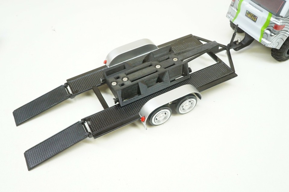 RC Boat & Truck Trailer for Associated Enduro 24 1/24 scale Car Hauler ...
