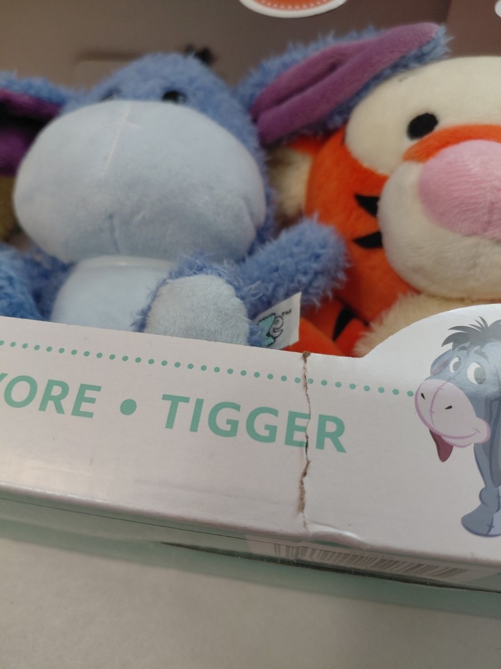 New Disney Baby Cuteeze Set Winnie the Pooh Piglet Eeyore Tigger ...