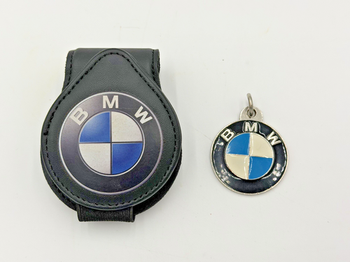 BMW MAGNETIC LEATHER SUNGLASSES HOLDER - SUN VISOR EYEGLASSES CLIP ...