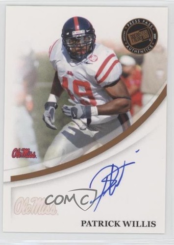 2007 Press Pass Signings Bronze Patrick Willis Rookie Auto RC HOF | eBay