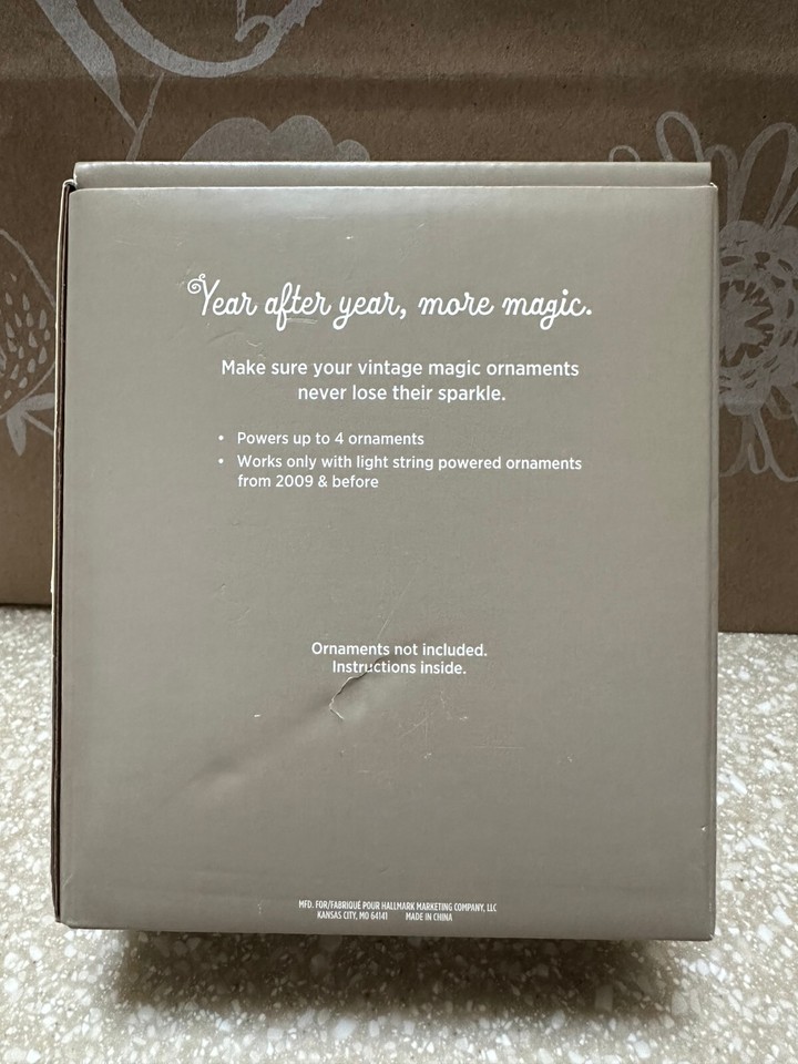 Hallmark Keepsake LEGACY CORD Powers Vintage Magic Ornaments from 2009 ...