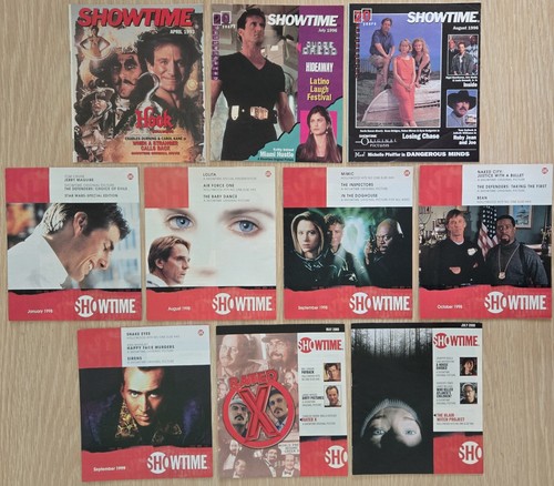 Lot of 10 Showtime Guide Magazines 1993-2000 Hook, Lolita, Blair Witch Project++ | eBay