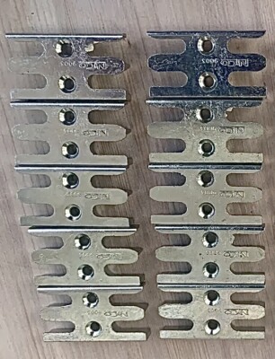 10 x Nico 9003 Window Mushroom Espag Striker Keep Plate uPVC Timber ...