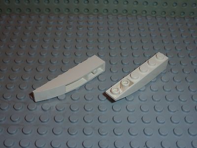 2x LEGO Star Wars White slope brick ref 42023 / 10195 8037 7259 7153 ...