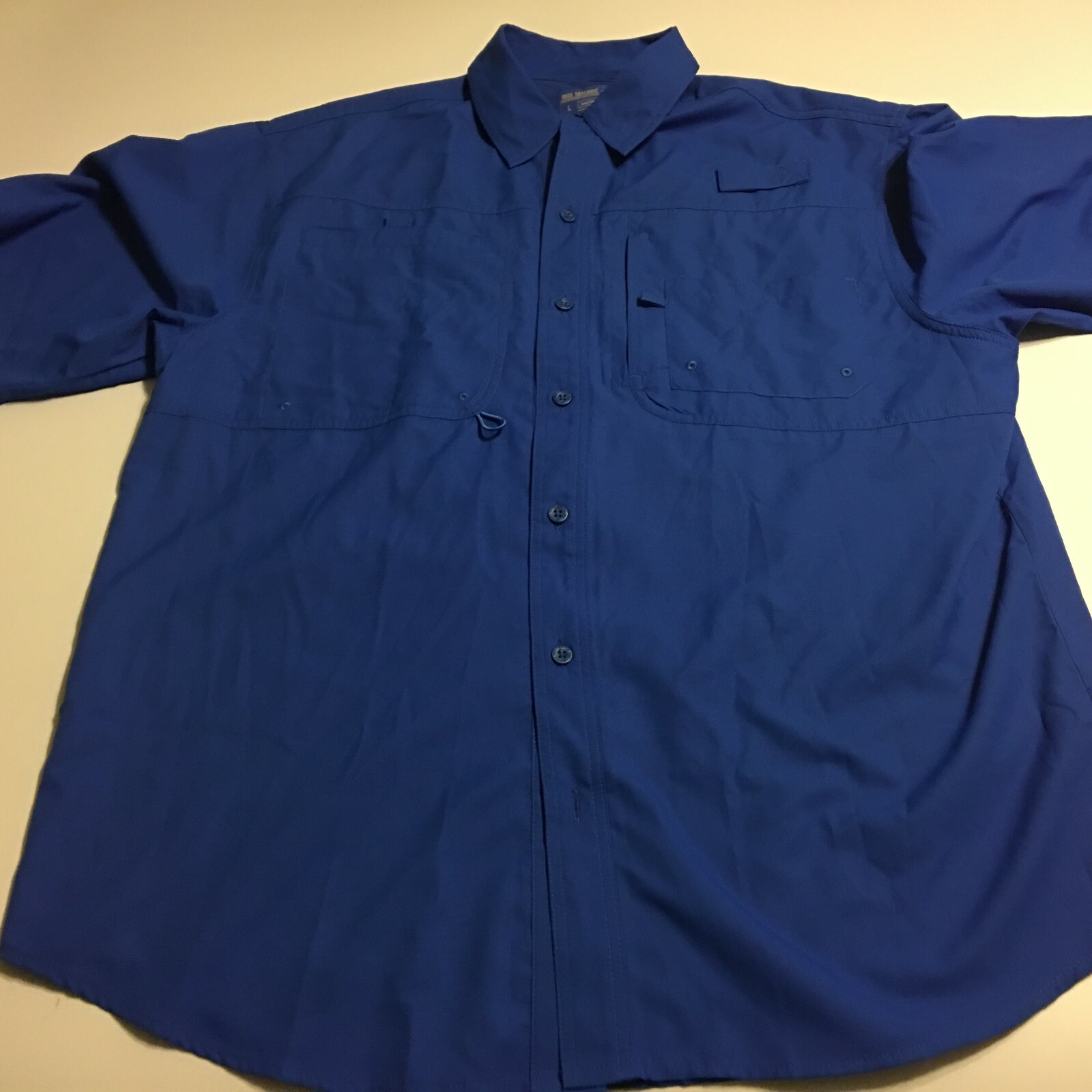 Reel Legends Mens Saltwater II Solid Blue SS Fishing … - Gem