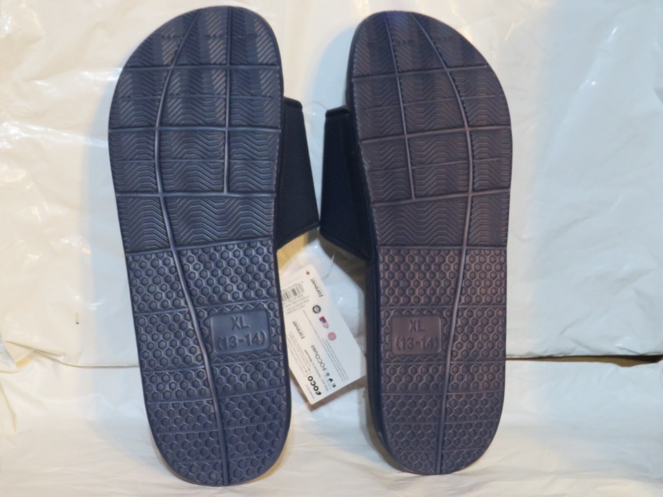 NCAA PENN STATE LIONS MENS SANDALS XL FOAM SLIDES HOOK SHOWER BLUE 13 ...