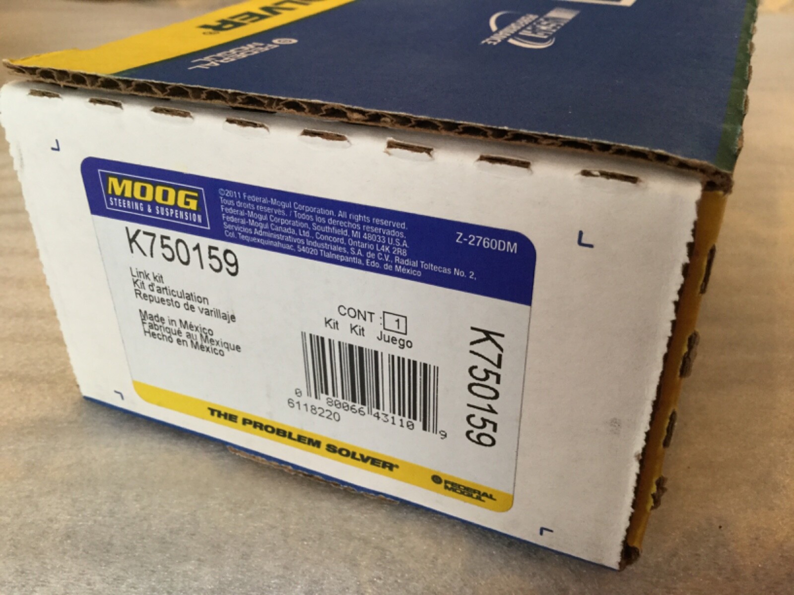 1 - MOOG K750159 Suspension Stabilizer Bar Link-Kit Front ...New | eBay