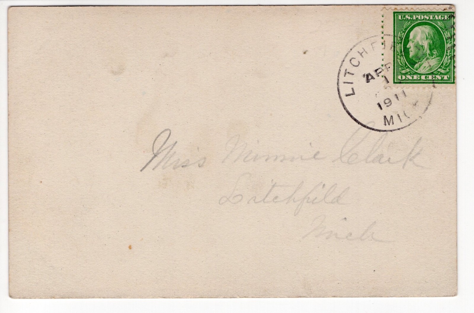 1911 Comic Postcard - April Fools Letter - Posted | eBay