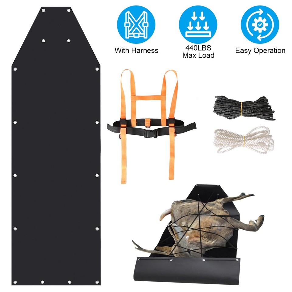 2Pcs Deer Drag Sleds Deer Game Hauler Multi-Purpose Utility for Hauling ...