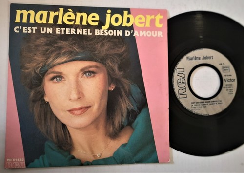 45 t 7" MARLENE JOBERT 61488 c'est un éternel besoin d'amour * peux pas ...