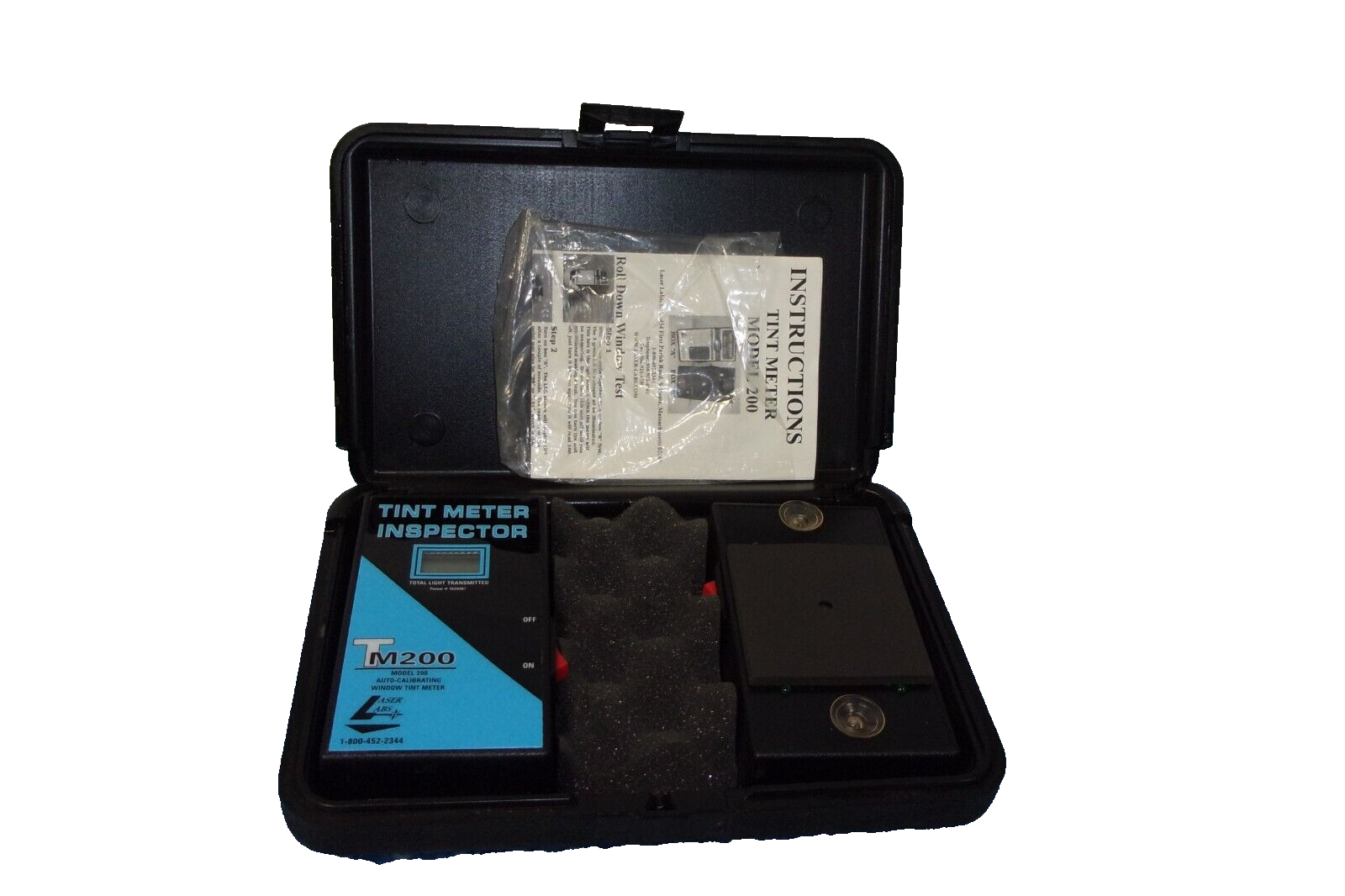 Laser Labs Window Tint Meter Inspector II TM200 Two Piece Measuring ...