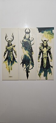 Hueforge Fan Art Set Of 3 Loki Bookmarks 3D Printed | eBay