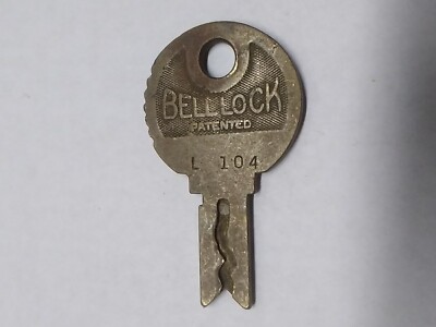 Mills Novelty Co. Chicago Slot Machine Key No. L 104 L104 Antique | eBay