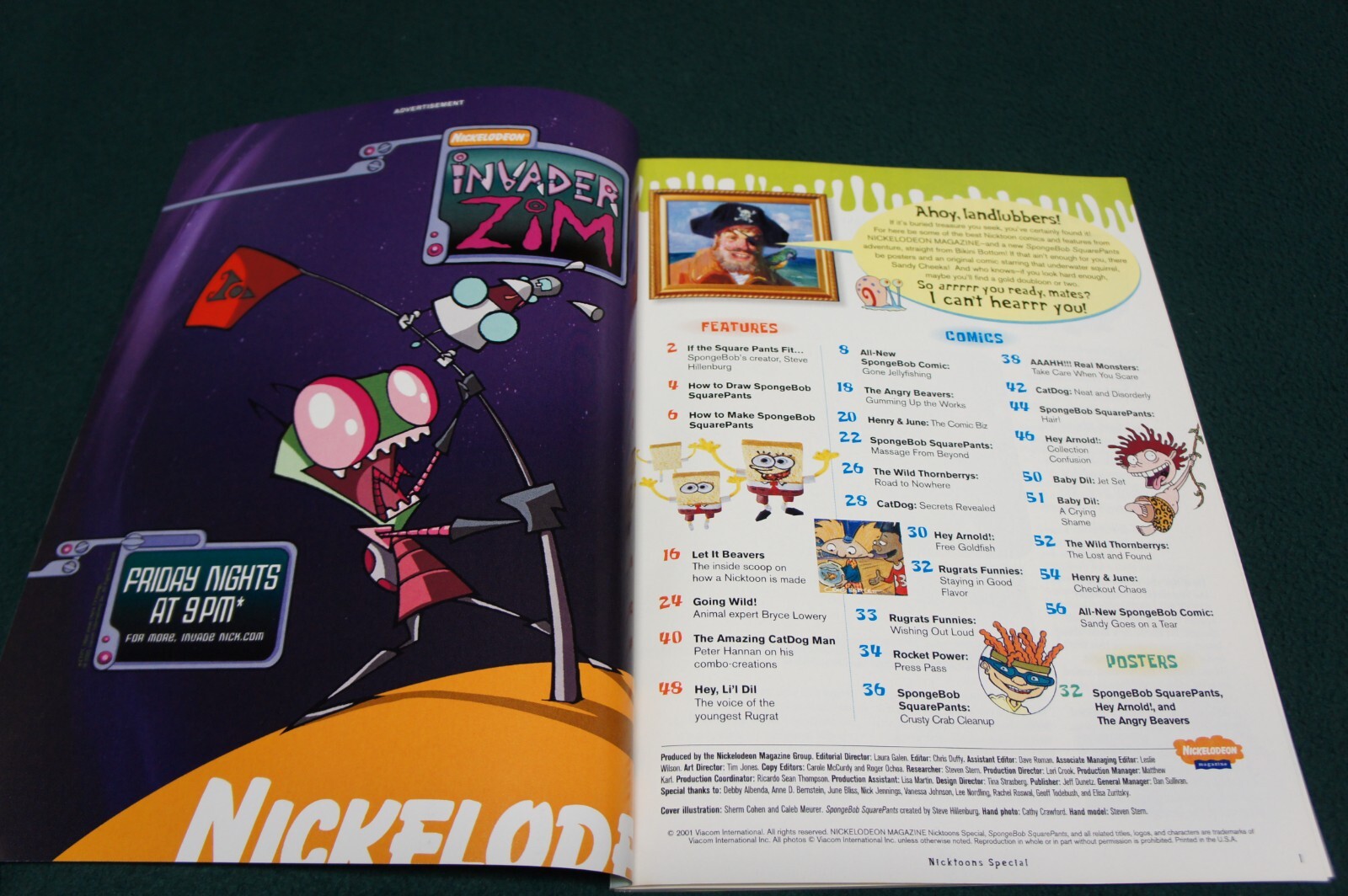 NICKELODEON MAGAZINE - #1 - NICKTOONS SPECIAL - Spongebob Squarepant | eBay