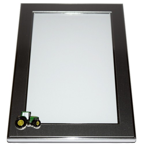John Deere Green Tractor Picture Frame BOXED emblem Farming Gift ...
