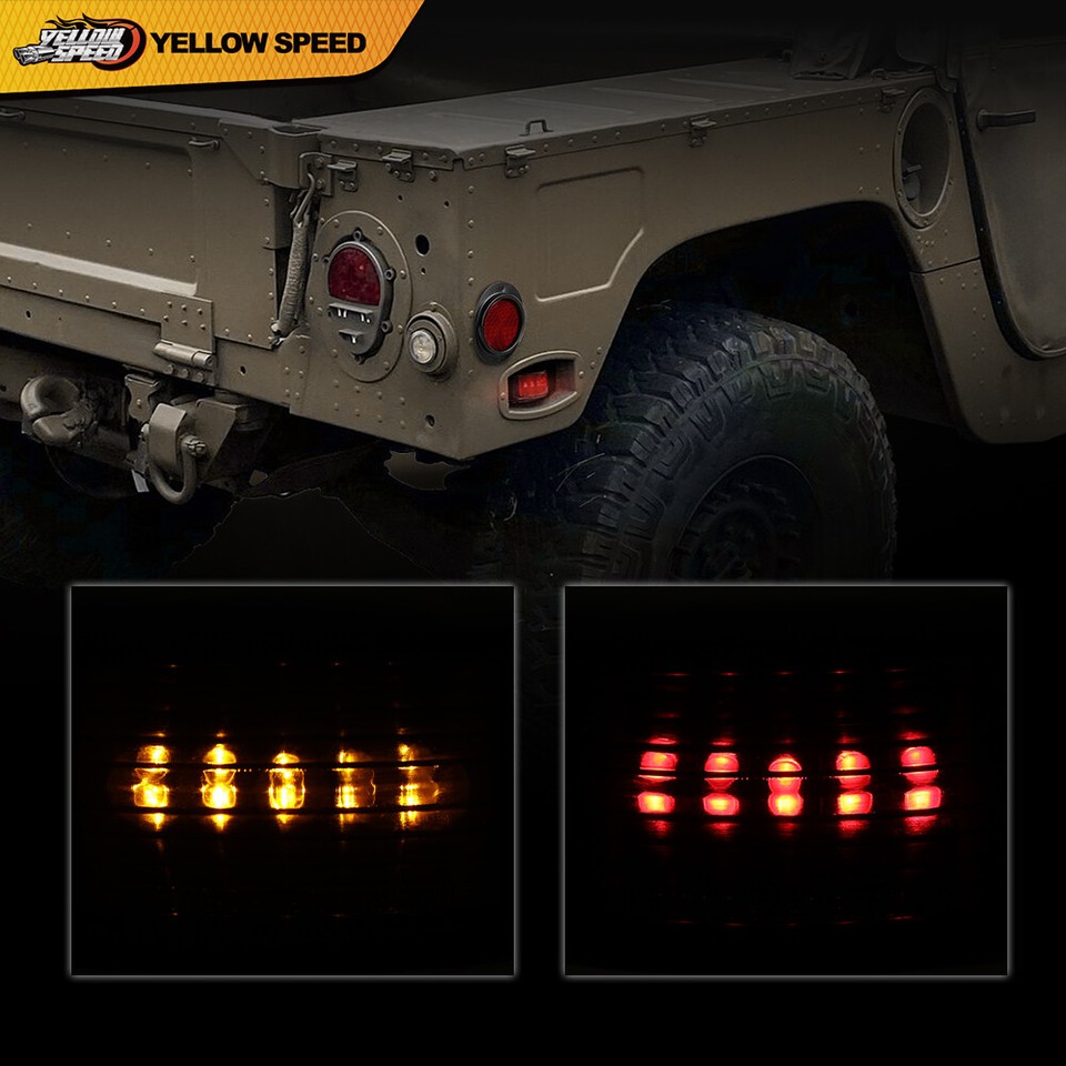 5 Tons M998 Black 10PCS Fit For Humvee Side Marker Light LED W ...