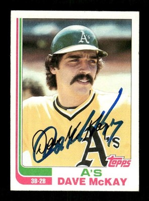 1982 Topps 534 Dave McKay signed auto autograph centered MZ BXCP57 | eBay