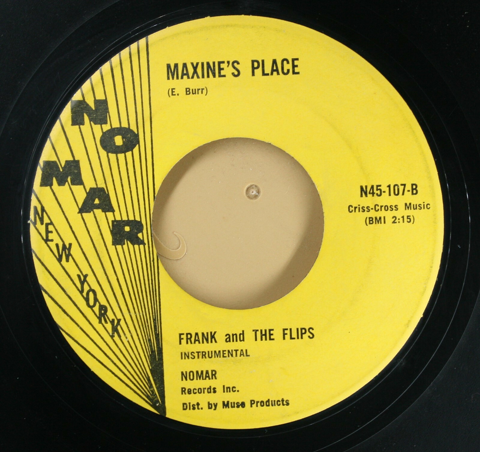 MAXINE BROWN b/w FRANK & FLIPS R&B 45rpm Maxine's Place/Heaven In Your ...