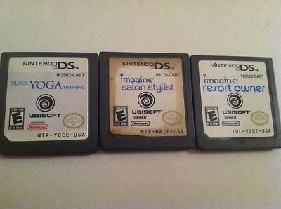 Nintendo DS games Quick Yoga Training Imagine Salon Stylist Imagine ...