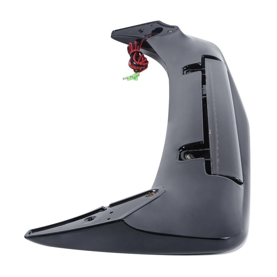 Trunk Spoiler W/ LED Lens Light Fit For Motorcycle Honda Goldwing ...