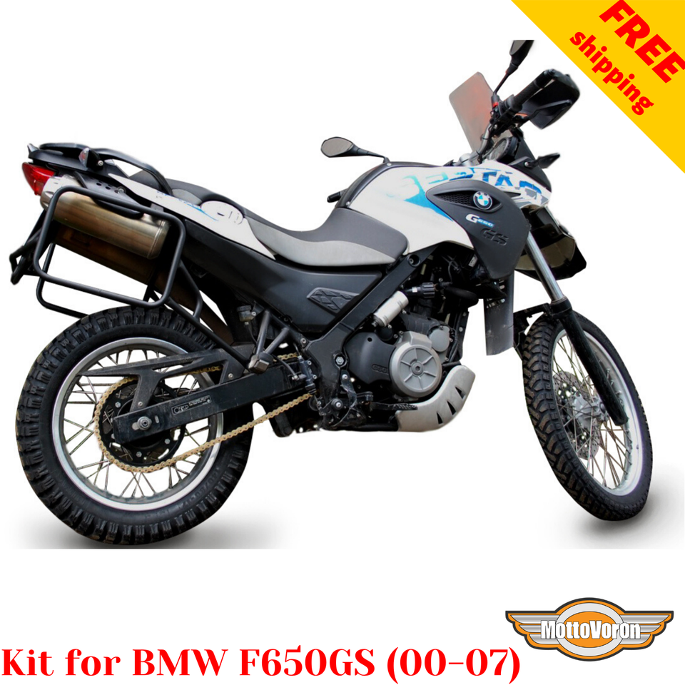 For BMW BMW F650GS Engine guard Side carriers Dakar Pannier rack Crash ...