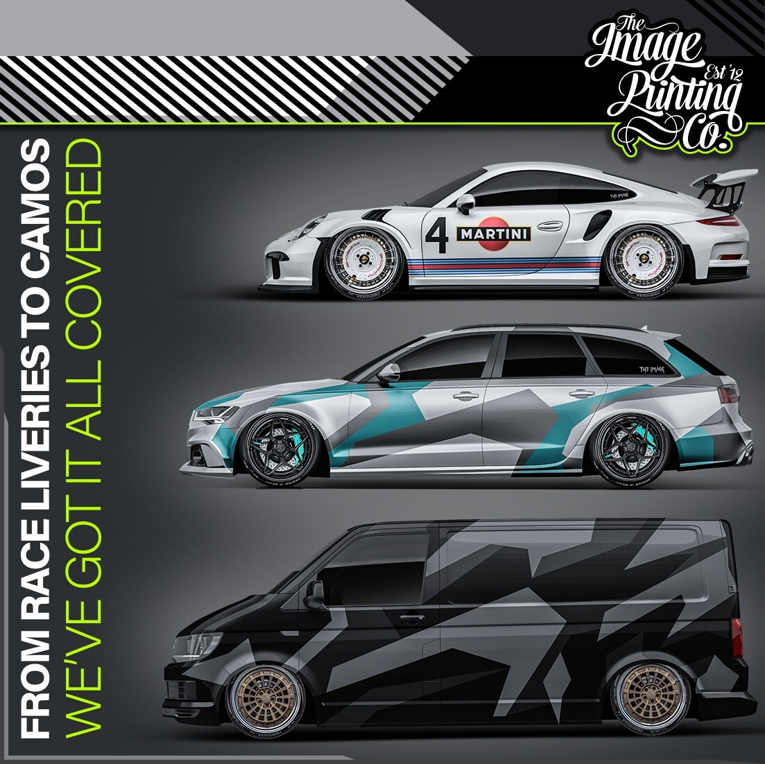 MEDIUM Car Camo Kit ~ Camouflage Vinyl Decals ~ ALL MEDIUM CARS ~ ABT ...