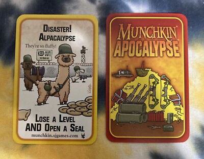 DISASTER ALPACALYPSE - Munchkin Apocalypse promo / Steve Jackson Games ...