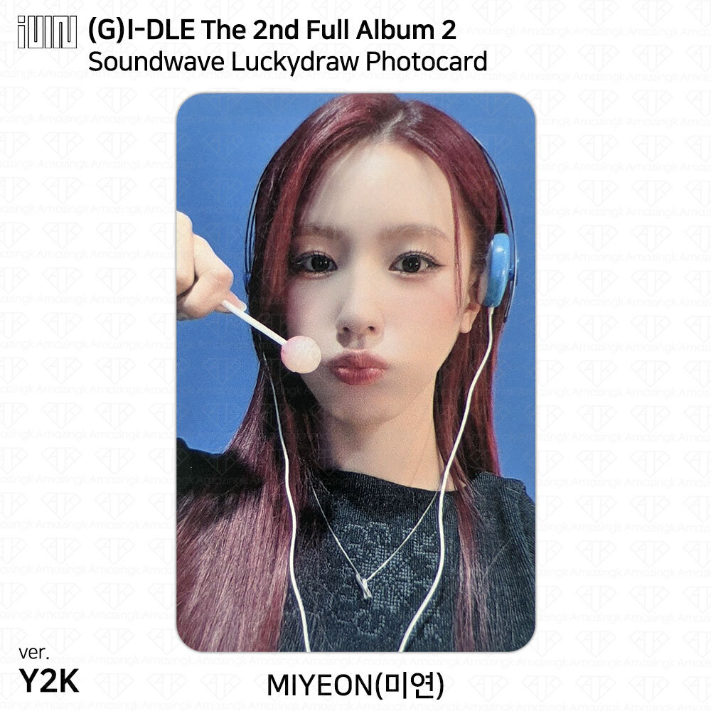 (G)I-DLE G-IDLE 2nd Full Album 2 Two Soundwave Lucky Draw Photocard ...