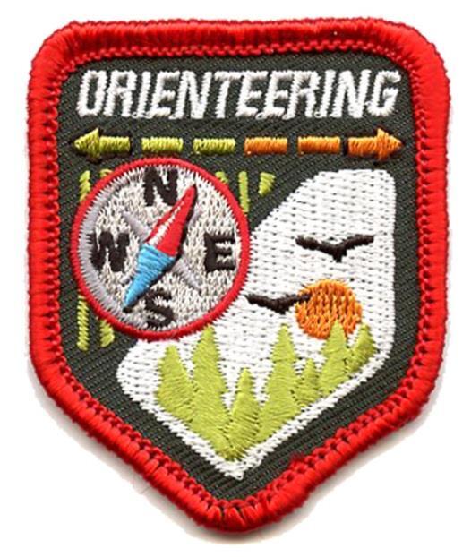 Girl Boy Cub ORIENTEERING Compass Map Reading Patches Badge SCOUTS ...