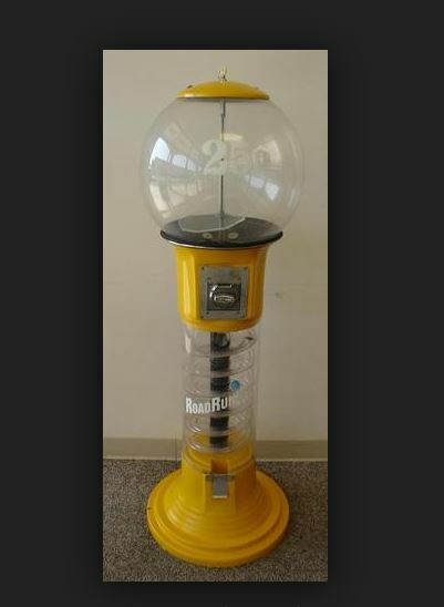 Lock & Key Road Runner Spiral Gumball Machine by OK manufacturing | eBay