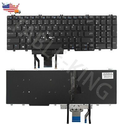 US Backlit w/Pointer Keyboard for For Dell Precision 7530 7540 7730 ...