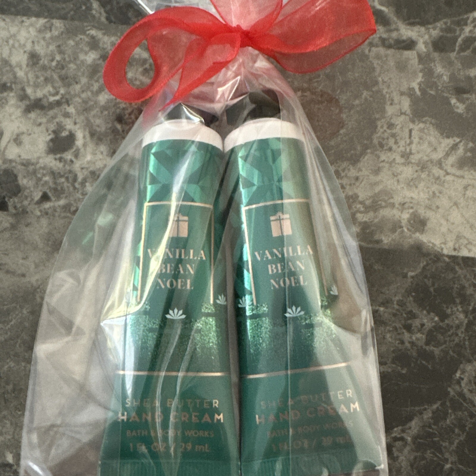 2pc Bath & Body Works vanilla bean noel Hand Creams gift set 1oz ea New ...