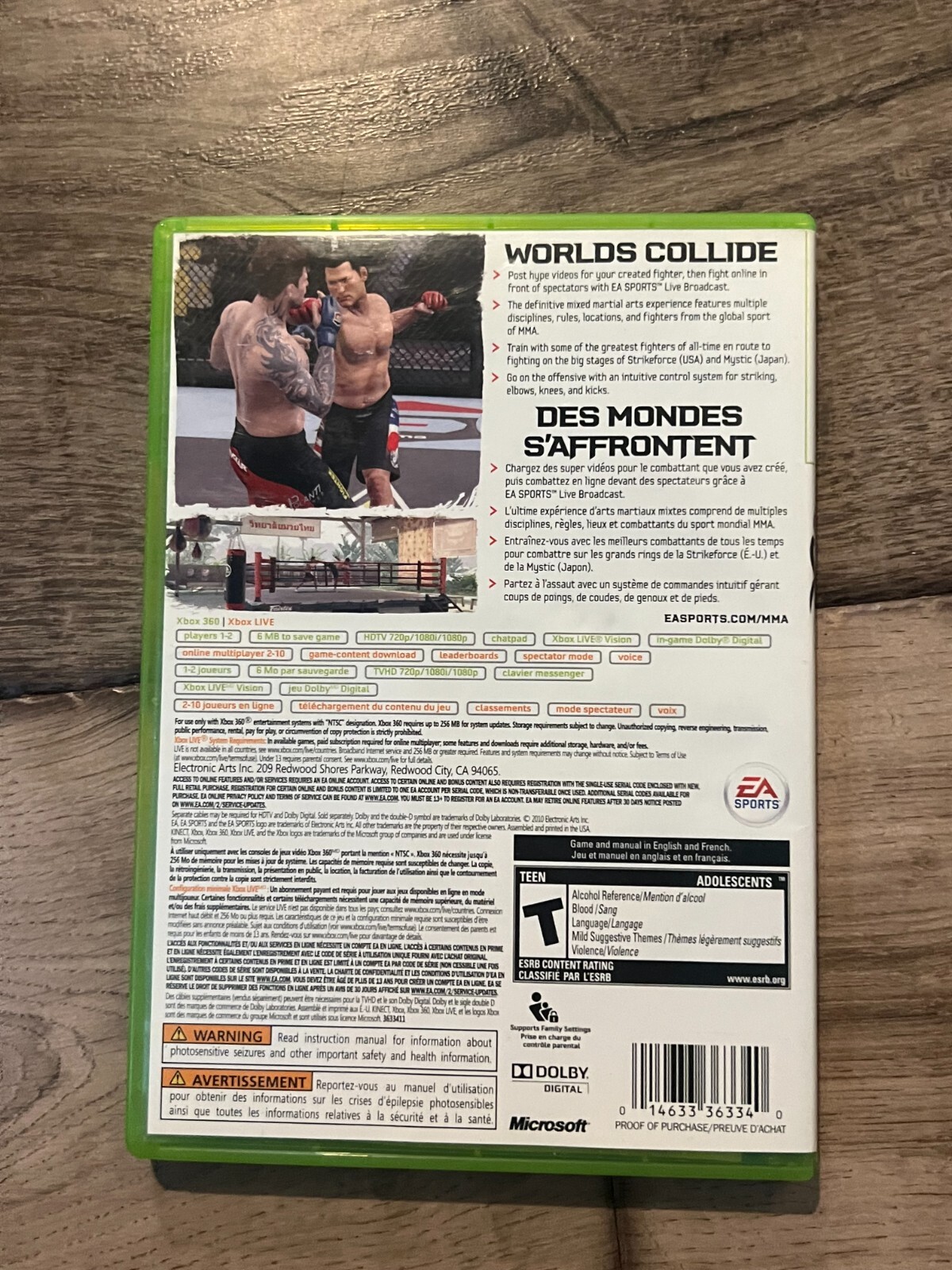 EA Sports MMA (Microsoft Xbox 360, 2010) CIB 14633192858 | eBay