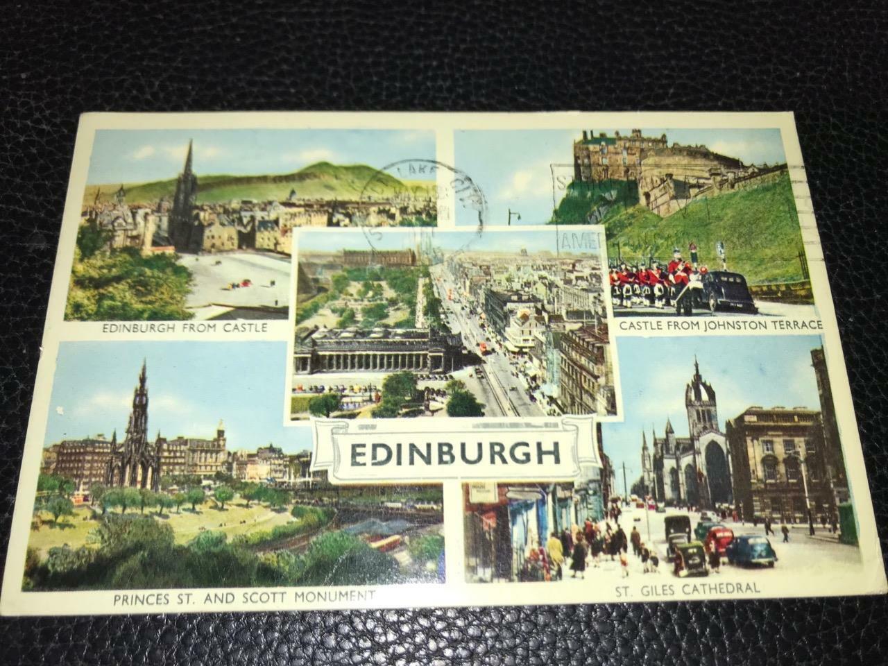 Postcard - Edinburgh, Scotland - Posted 1961 | eBay