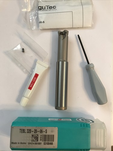 TEBL 320-20-06-S TAEGUTEC END MILL CUTTER CHASE 2 FEED EXCHANGABLE ...
