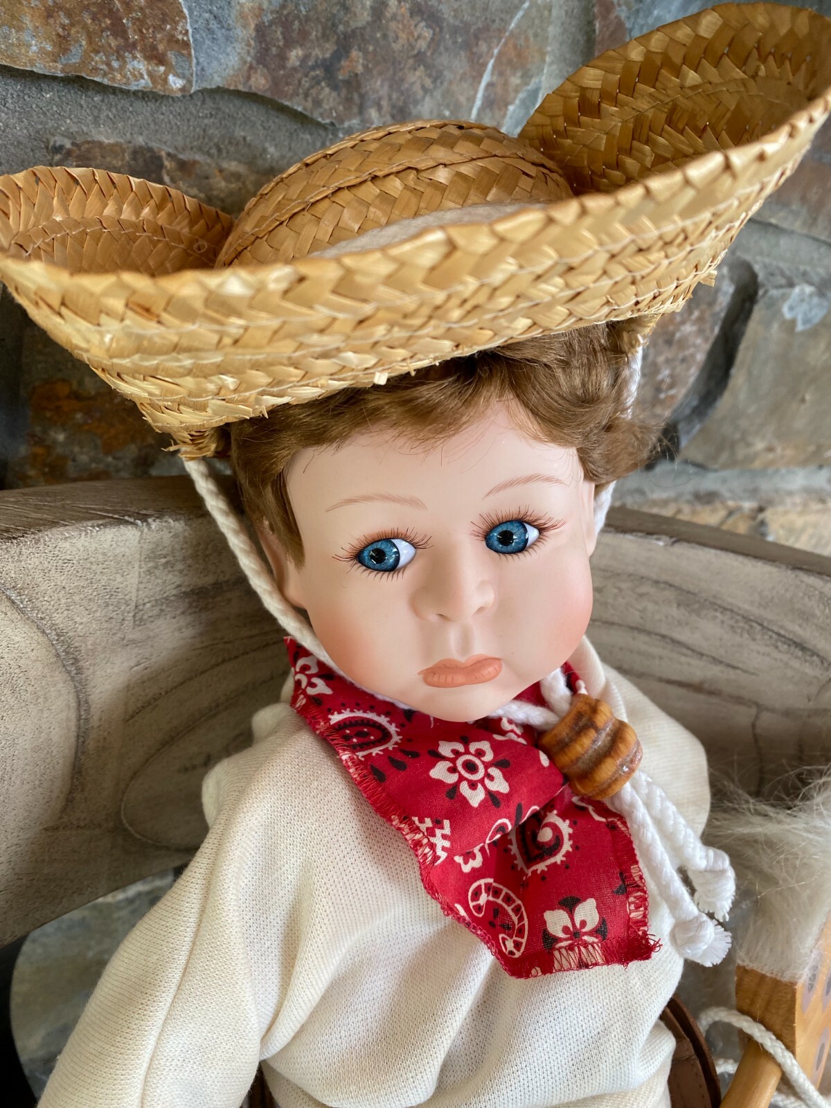 LTD EDITION LIL DUFFER WENDY CRAWFORD & BARBARA MILLER KNEELING COWBOY ...