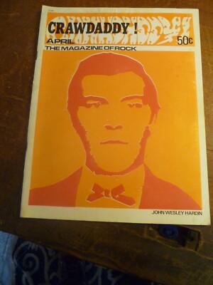Crawdaddy magazine April 1968 John Wesley Hardin cover & Dylan article ...